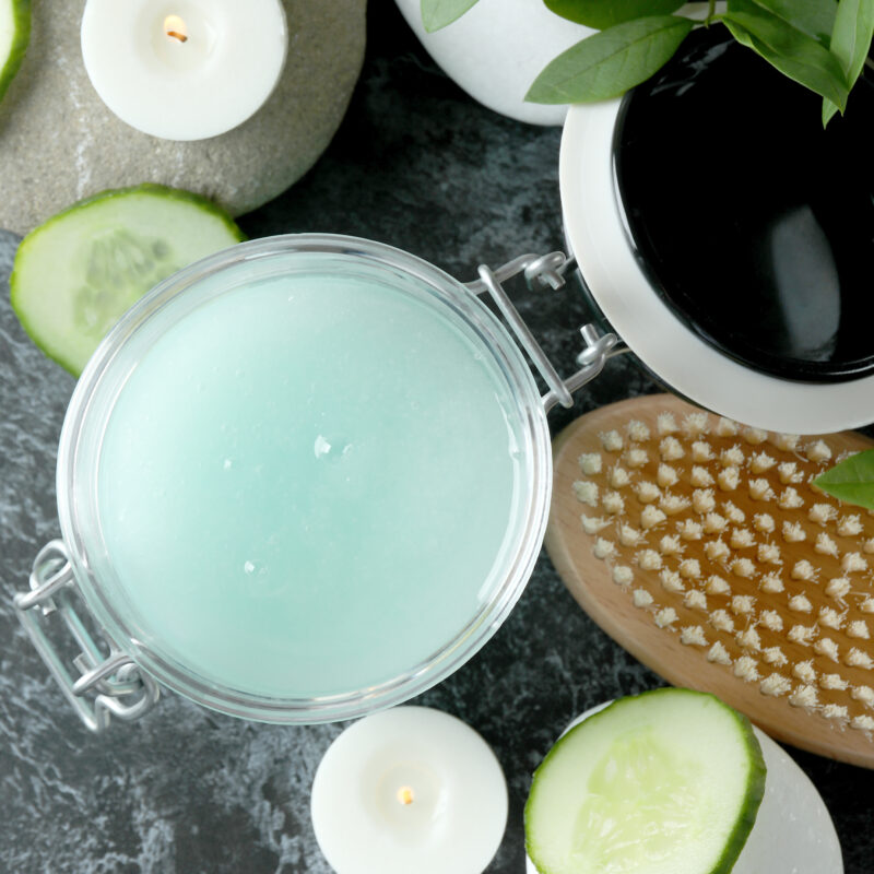 DIY Cucumber Mint Salt Scrub! – barnhouseblue